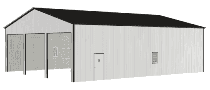 40'x50'x14' Commercial Metal Building - Envision Metal Structures